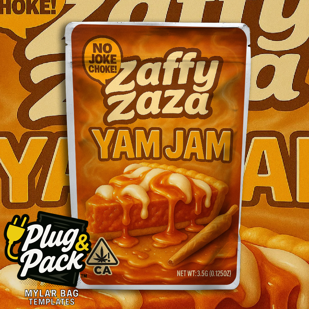 Zaffy Zaza Yam Jam (Digital Bag Template) – JRob Design