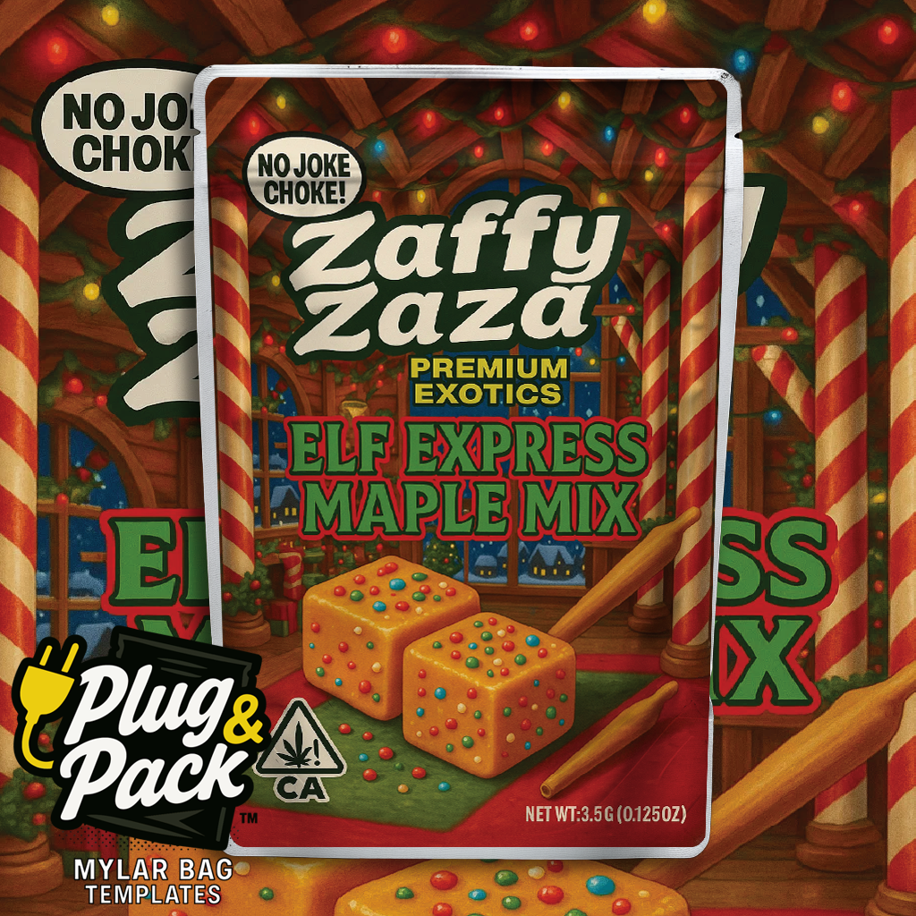 Zaffy Zaza Elf Express (Digital Bag Template) – JRob Design