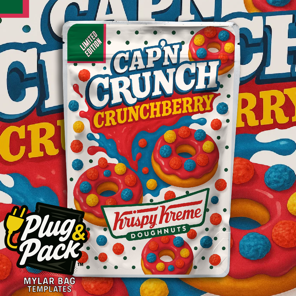 Cap'n Crunch Donut (Digital Bag Template) – JRob Design