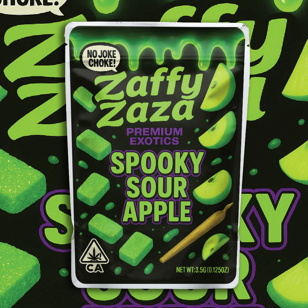 Zaffy Zaza Spooky Sour Apple (Digital Bag Template) – JRob Design