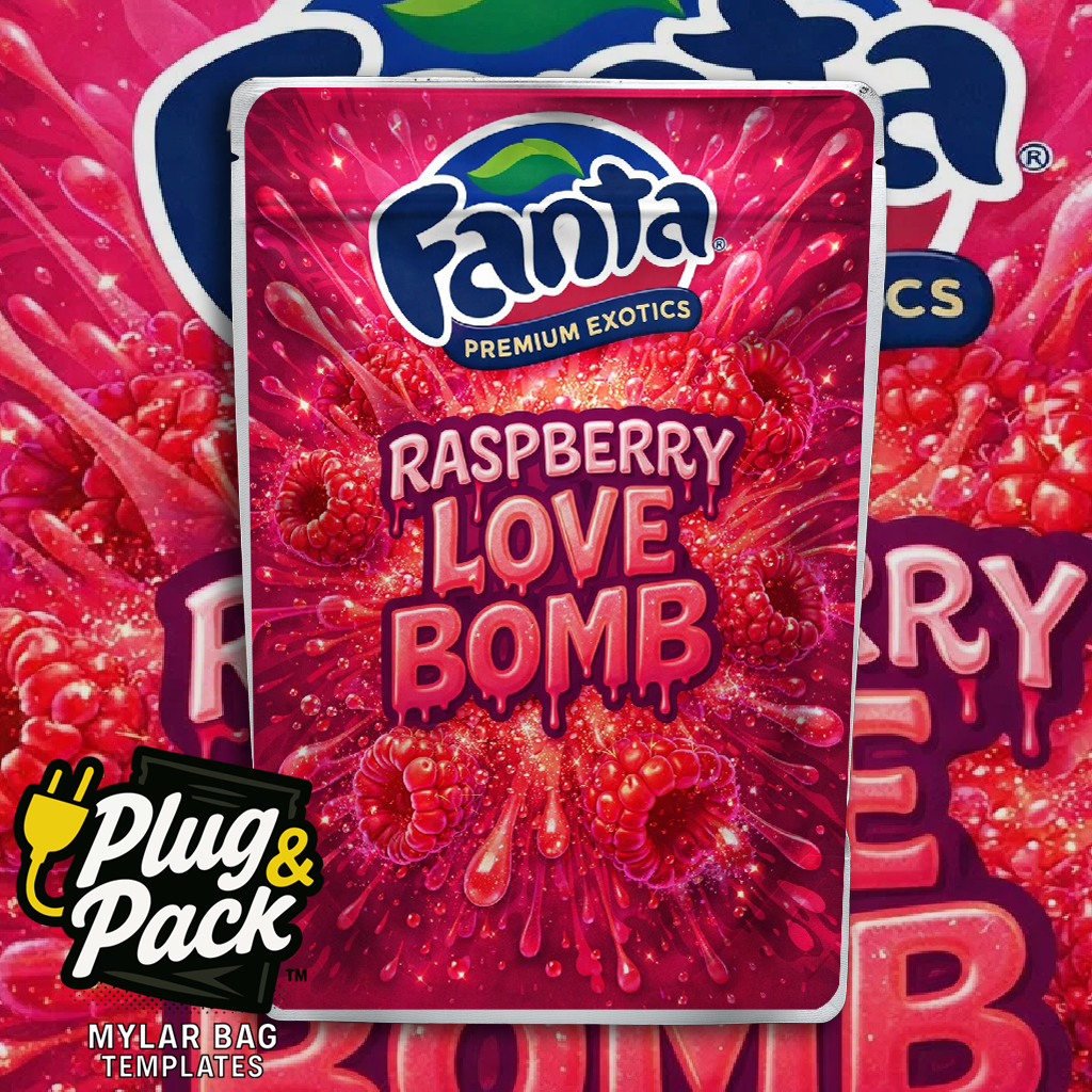 Fanta Raspberry Love(Digital Bag Template) – JRob Design