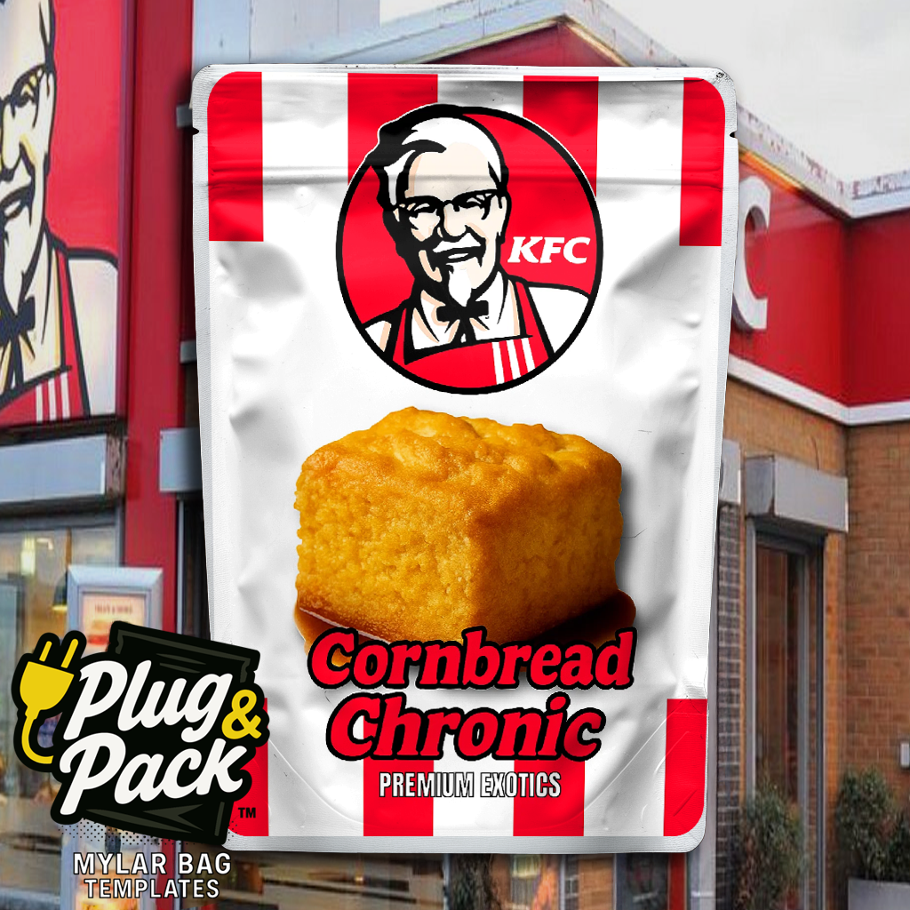 Cornbread Chronic KFC(Digital Bag Template) – JRob Design